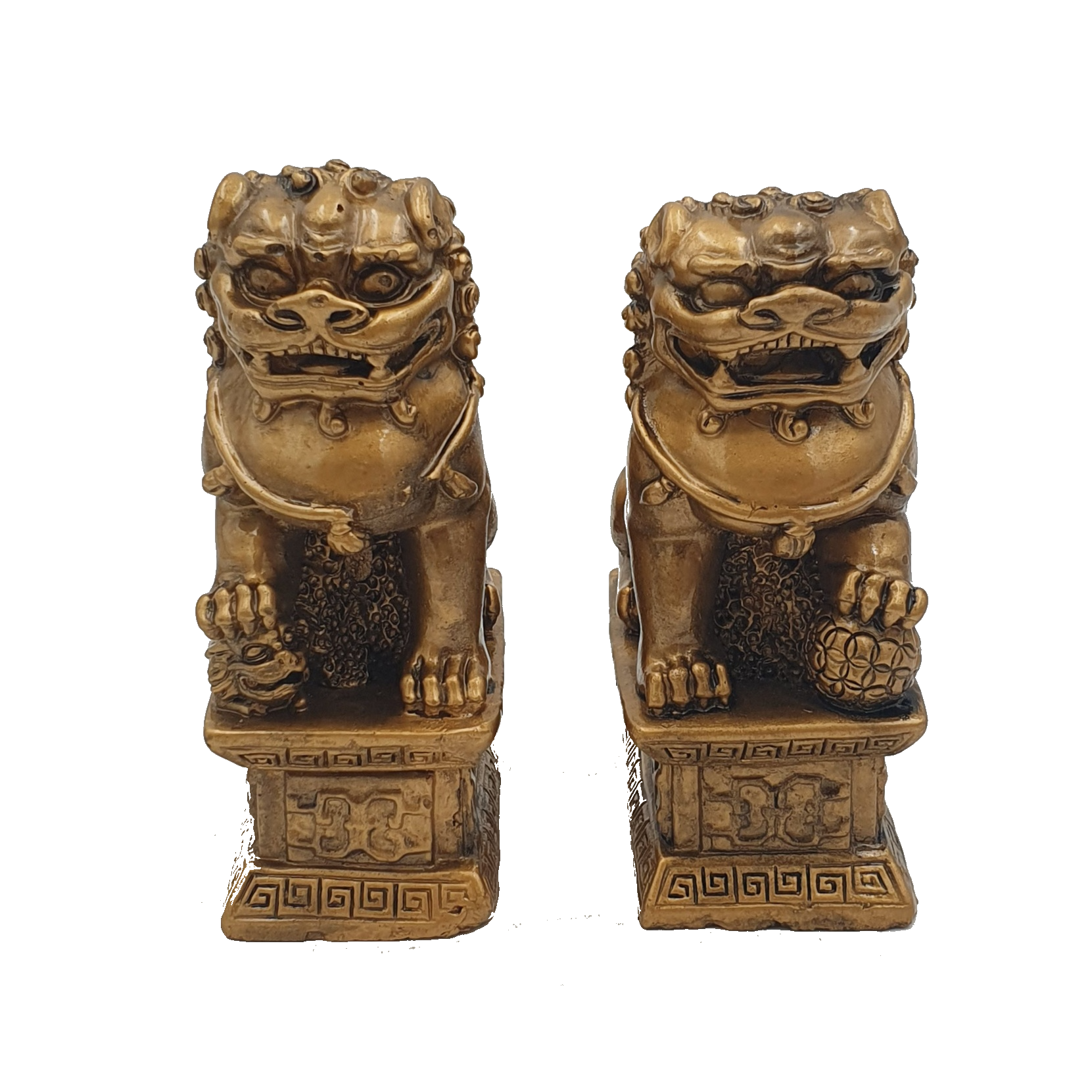 Perros Fu Guardianes De La Puerta Feng Shui - Cuarzo, Piedras ...